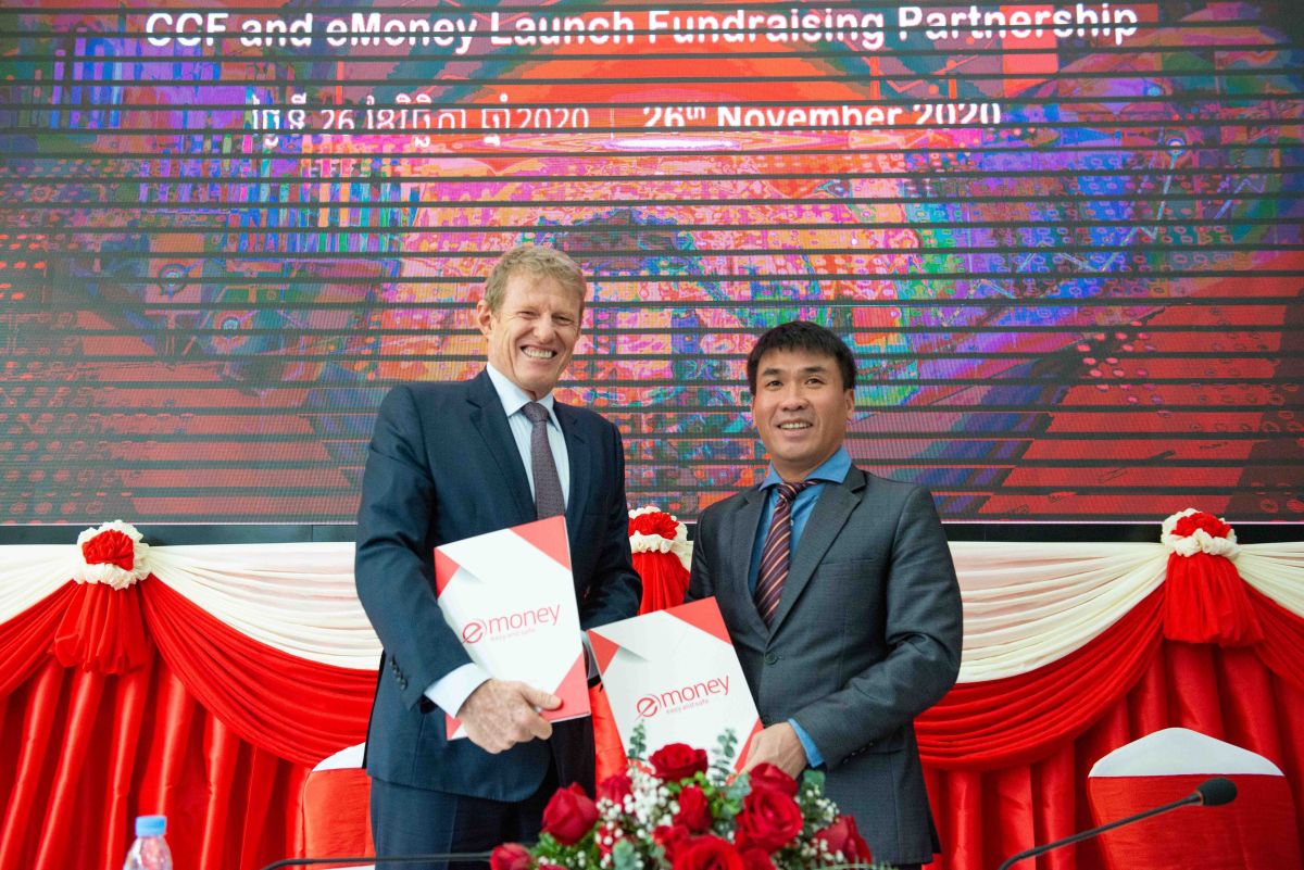 CCF launch fundraising partnership with eMoney | Cambodian Children's Fund