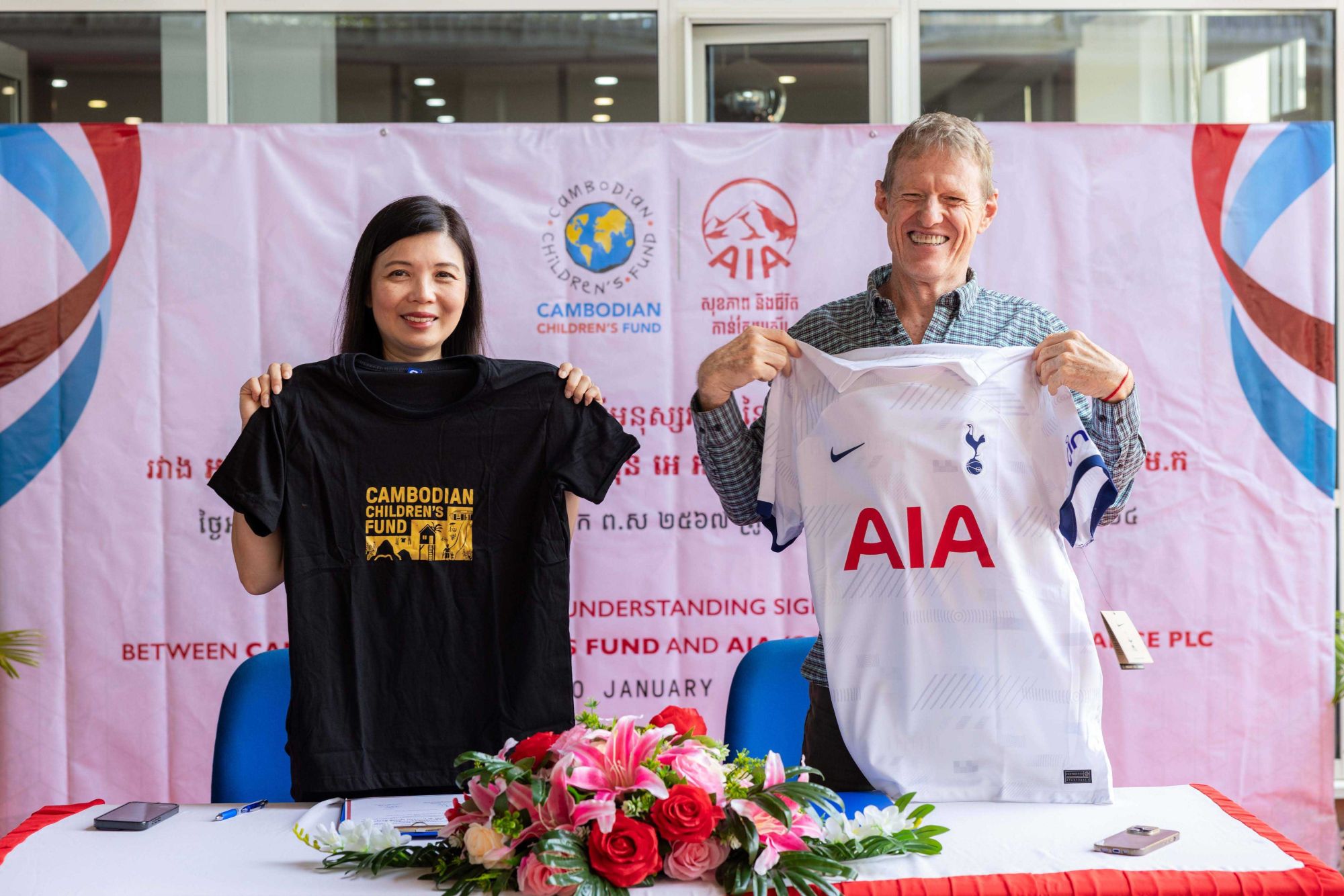 AIA Partners With CCF | Cambodian Children's Fund